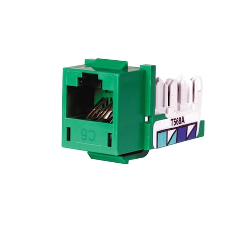 Hubbell Premise Wiring 1-PORT MOD JACK 110 8W8P UTP, T568A/B CAT6 HXJ ...