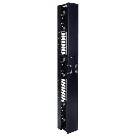 Commscope VCM KIT, 12" X 96", SINGLE SIDED WITH DOORS, BLACK 760089490 ...