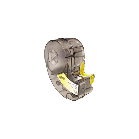 Brady LABEL .5" X .75" VINYL CLOTH, BLACK ON WHITE, REMOVABLE CLOTH X ...