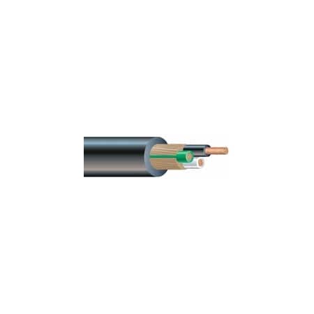 Southwire Portable Cord, SJOOW, 10 AWG, 2 C, Black, CPE, Stranded, 300V ...