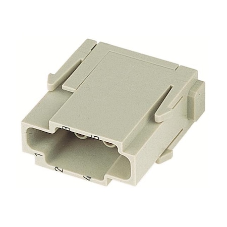 Harting HAN MODULAR 6 E MODULE MALE, 6 POSITION CRIMP HOUSING ...