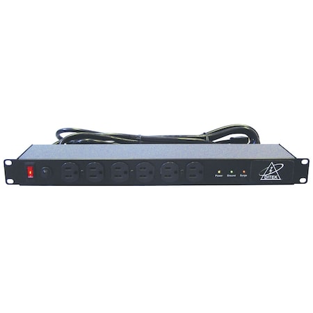 Ditek 12 OUTLET AC RACK MOUNT, SURGE PROTECTION, DTK-RMAC12 | Zoro