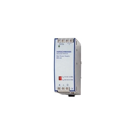 Hirschmann RPS 60 RAIL POWER SUPPLY, 24V/2.5A, 541817 | Zoro