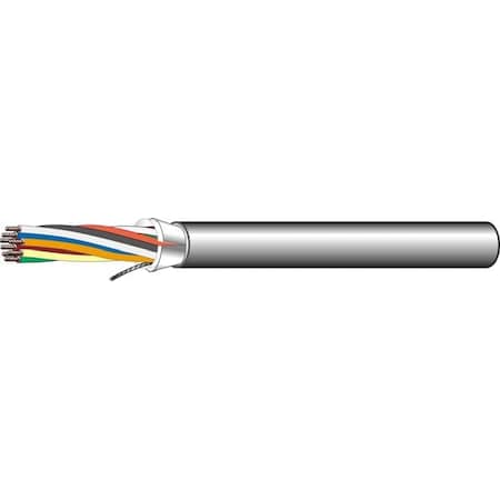 West Penn Wire Multi-Conductor Cable, 18 AWG, 4 C, Black, PVC, Stranded ...