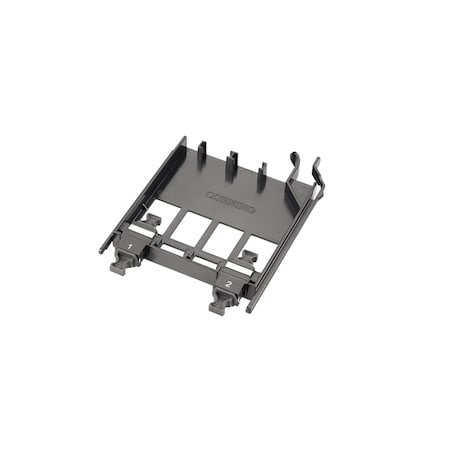 Corning 24-FIBER MTP CONNECTOR PANEL, PRETIUM EDGE SOLUTIONS, BLACK ...