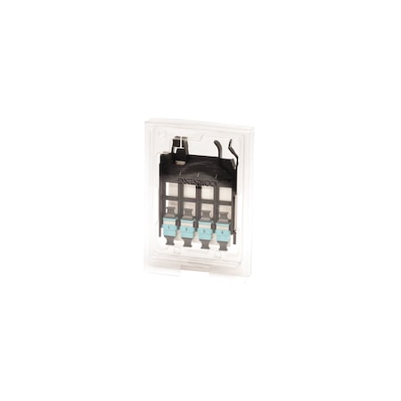 Corning EDGE PANEL, W MM, AQUA ADAPTER, 4X 12-FIBER MTP CONNECTR PANEL ...