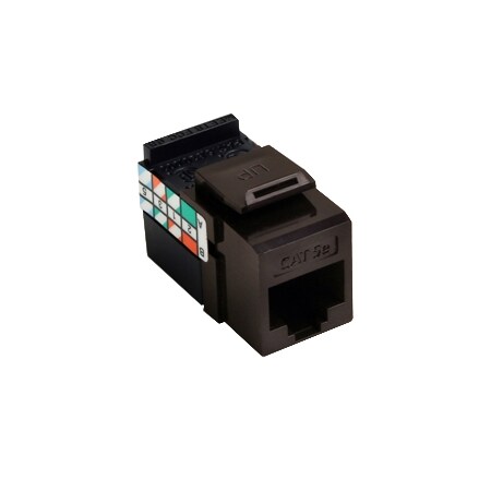 Leviton 1-Port Mod Jack 110 8W8P Utp, T568A/B Cat5E Quickport, Gigamax ...