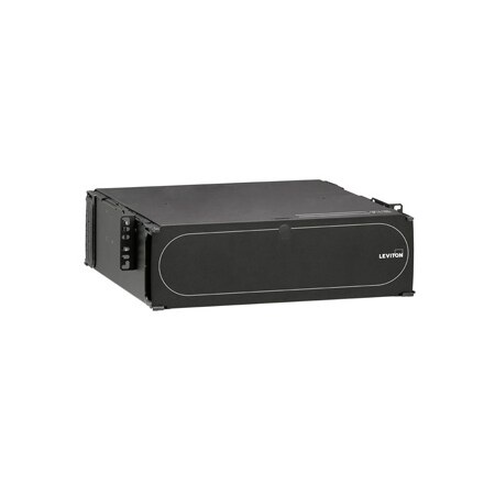 Leviton RACK-MT ENCLOSURE OPT-X 1000I, EMPTY, ADD PLATES/MODS/TRAYS, 3U ...