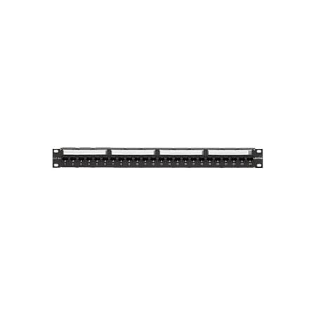 Leviton 24-Port Panel Preloaded Cat 6A, 110-Style Extreme Flat 6A586 ...