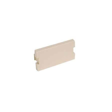Leviton Blank Insert, Quickport Mos 1 Unit, Ivory 204669 | Zoro