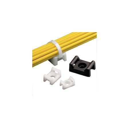 Panduit CABLE TIE MOUNT, SCREW APPLIEDWITH A #8 (M4) SCREW 0.43", PK ...