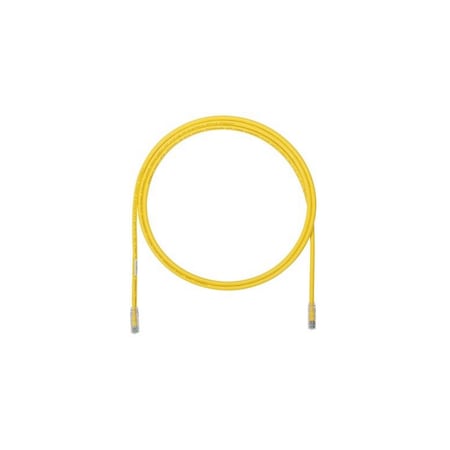 Panduit CBL ASSY MOD 23-4PR STRANDED, CAT6A IP10 T568A/B YELLOW, 42FT ...