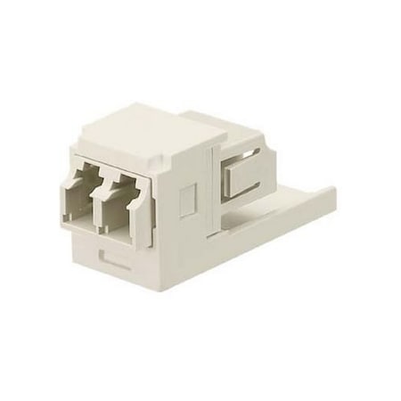 Panduit 1 PORT LC DUPLEX MM INSERT, MINI-COM MODULE 2 SPACES, WHITE SR ...