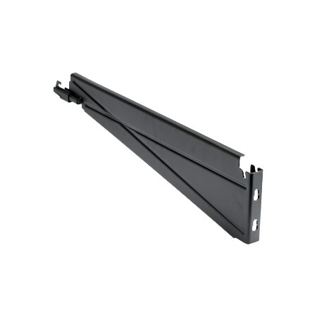 Panduit BLACK CANTILEVER BRACKET FOR, 24" WIDE WYR-GRID, WGCB24BL | Zoro