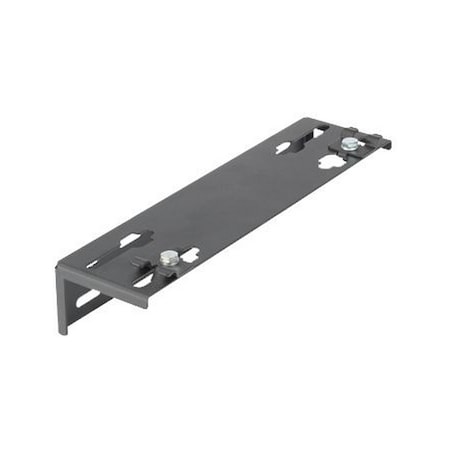 Panduit 12" WALL MOUNT TERMINATION, BRACKET BLACK, WGWMTB12BL | Zoro