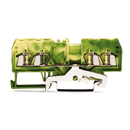 Wago TERMINAL BLOCK GROUND SPRING, MULTI 5MM 600V/20A/28-12AWG 280-837 ...