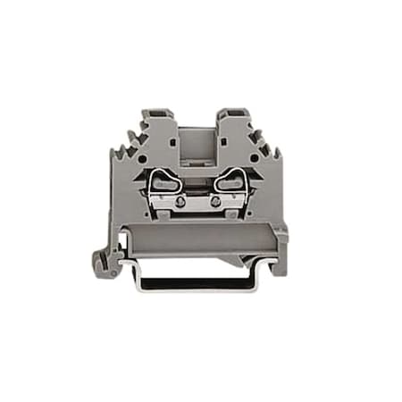 Wago TERMINAL BLOCK SPRING, 5MM 600V/20A/28-12AWG, 2-CON GRAY 280-101 ...