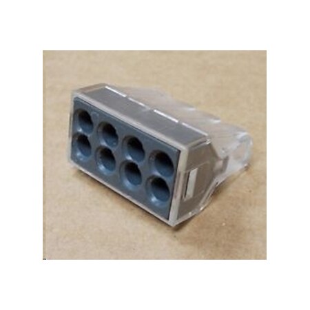 Wago 8 CONDUCTOR WALL-NUT GREY16-12 AWG STR COPPER / 18-12, PK 50 773 ...