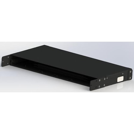 Belden 1U FX UHD SPLICE HOUSING KIT, 72 SPLICES, EMPTY, BLACK FINISH ...