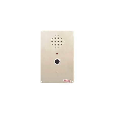 Ceeco HANDSFREE SPEAKERPHONE, VANDAL, STEEL, W/PUSH BUTTON RING-DOWN ...