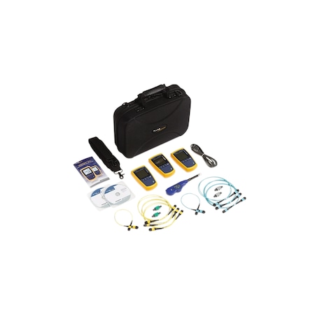 Fluke Networks MULTIFIBER PRO KIT, WITH 850/1550 NM PMLS ...
