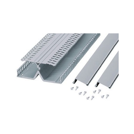 Panduit 4" H PANELMAX DIN WIRING DUCT, 8.25"W BASE & COVER LIGHT GREY ...