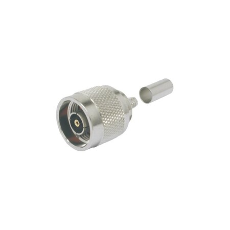 Times Microwave Systems N-MALE (PLUG) CRIMP CONNECTOR(FEMALE PIN) TC ...