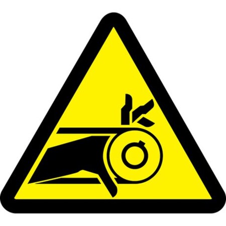 Panduit SAFETY LABEL, 2.00"ISO BELT, DRIVE ENTA 10/PK, PK 10 ...