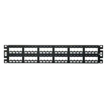 Panduit MINICOM PATCH PANEL KIT, 48 PORT W/BLUE PATCH CORDS ...