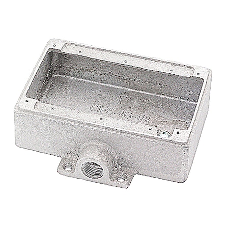 Abb Weatherproof Electrical Box, 6-1/2" W, 3-Gang, 41 Cu. In. CIFS-3G-3 ...