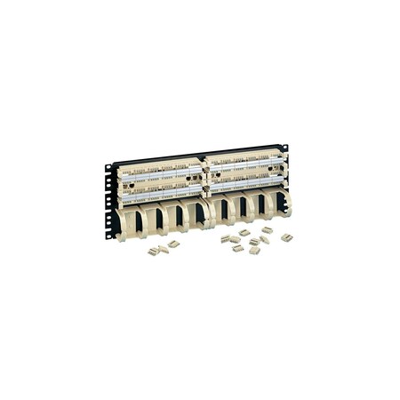 Panduit 192 PR BLOCK 19" PANEL KIT, CAT6 NON-TERM W/JUMPER TROUGH ...