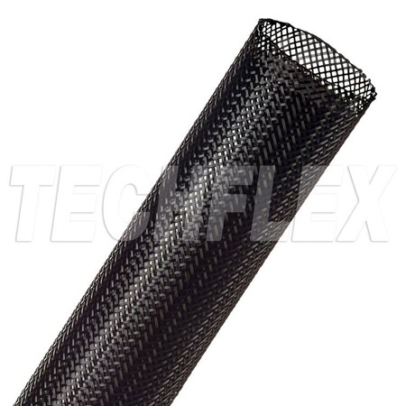 Techflex Braided Cable Sleeve, 1-1/4 in Inside Dia., Polyethylene ...