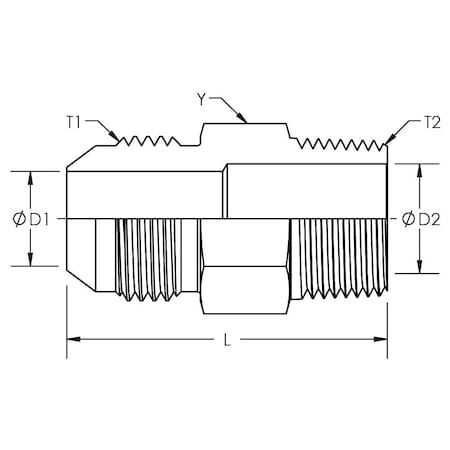 World Wide Fittings Male JIC to Male British Standard Pipe Taper ...