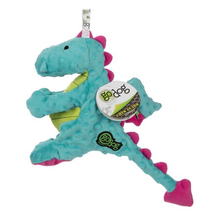 Godog Dragons with Chew Guard Technology Plush Dog Toy, Large ...