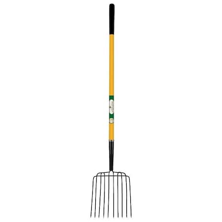 Landscapers Select Fork 10 Tine Fiberglass Handle, 54 in BPJ-10LF-OR | Zoro