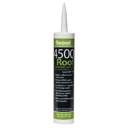 Geocel 4500 Series Roof Bonding Sealant, Black, Liquid, 10 oz Cartridge ...