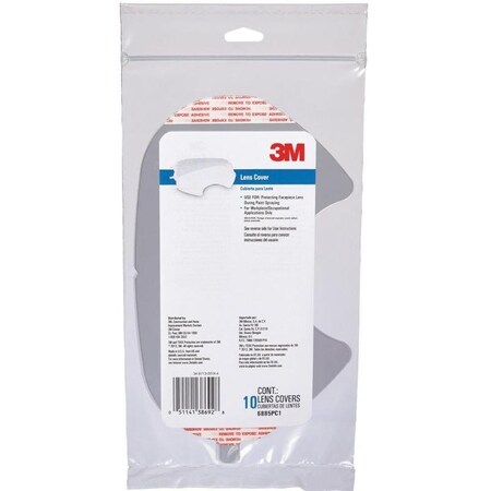3M Face Shield Cover 6885PC1-B10 | Zoro