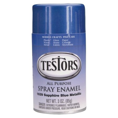 Testors Craft Spray Paint, Metallic, Flake Blue, 3 oz 1639T | Zoro