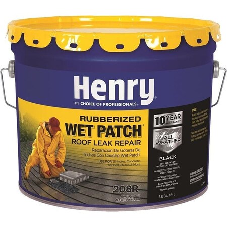 Henry Henry Wet Patch 208 Series HE208R061 Roof Cement, 3.5 gal Can ...