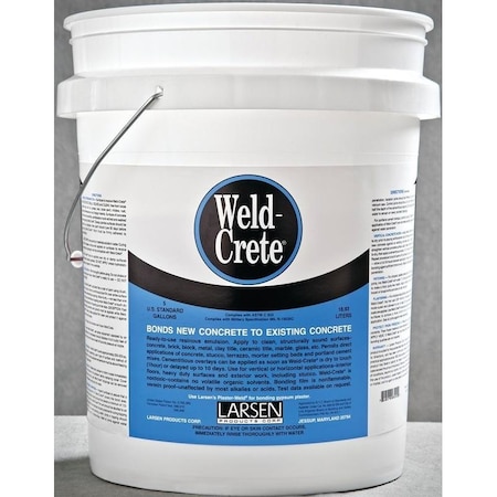 Larsen Products WeldCrete Bonding Agent, Liquid, Low to Slight Acetic ...