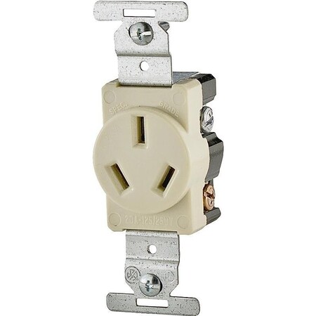 Eaton Wiring Devices 805 Power Receptacle, 3 -Pole, 125/250 V, 20 A ...