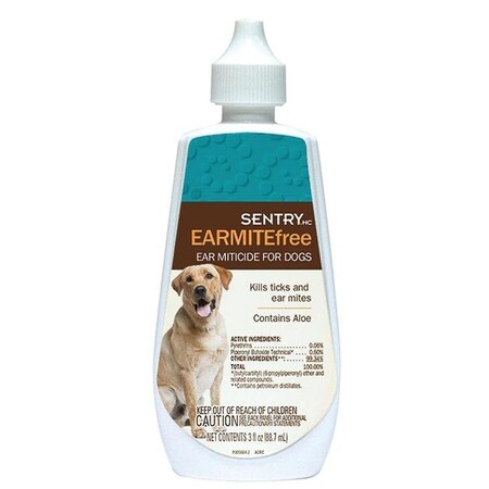 Sentry Ear Miticide, 3 floz Bottle 2233 | Zoro
