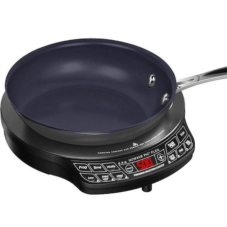 Nuwave PIC Flex Precision Induction Cooktop, 9 in Cooktop, 1300 W ...