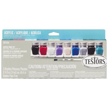 Testors Craft Paint Set, 025 oz 281236 | Zoro
