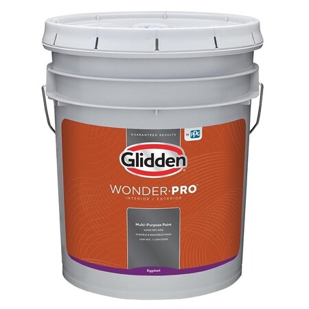 Glidden Wonder-Pro Interior/Exterior Paint, Eggshell Sheen, Pastel Base ...