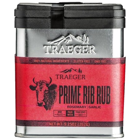 Traeger Prime Rib Rub, Garlic, Rosemary Flavor, 925 oz Tin SPC173 | Zoro