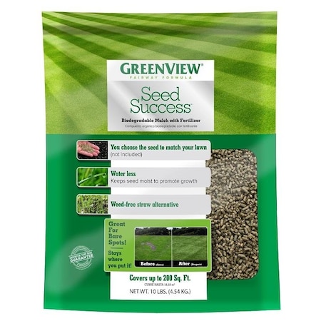 Greenview Biodegradable Mulch with Fertilizer, Granular, Slight, 10 lb ...