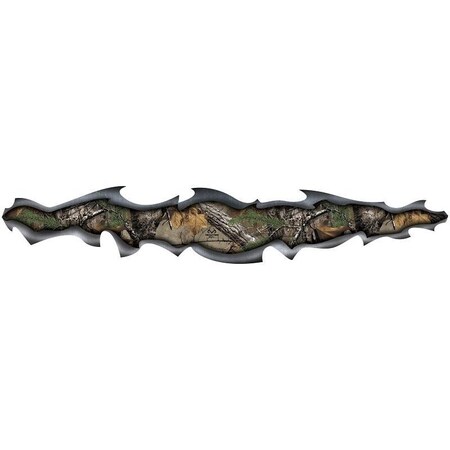 Realtree Decal, Torn Metal Graphic, Camouflage Legend, Vinyl Adhesive ...