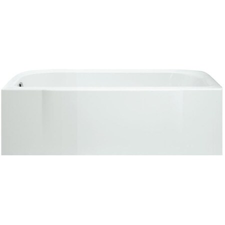 Sterling Accord Series Bathtub, 60 in L, 30 in W, Alcove Installation ...