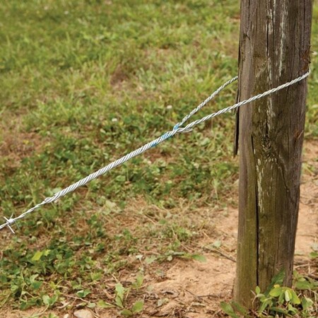 Ranchmate Twist End, Large, Steel, Yellow, Galvanized, For 4 to 8 in ...